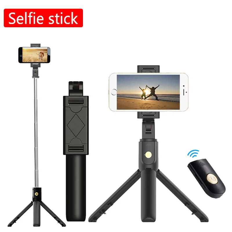 New-K07-Bluetooth-Compatible-Selfie-Stick-Mobile-Phone-Holder-Handle ...