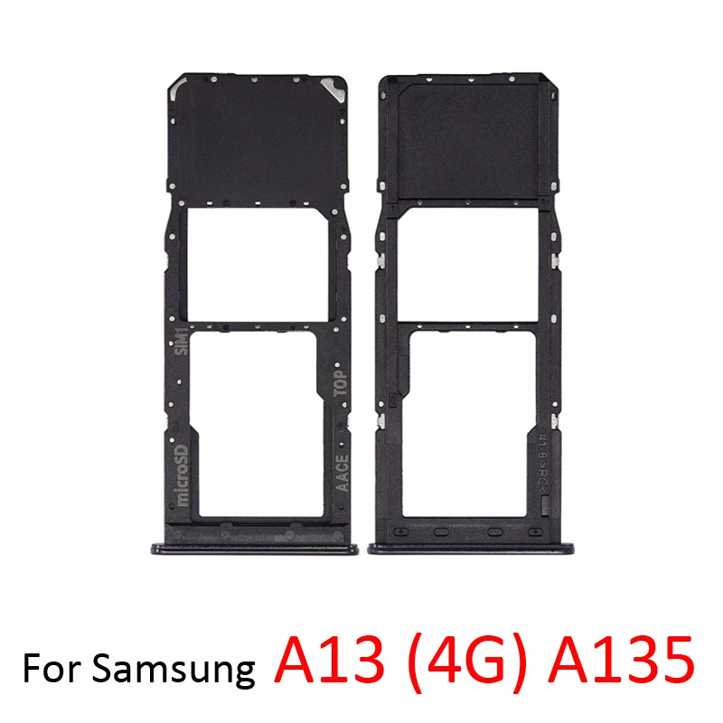 New Single SIM Card Tray and SD Card Holder (A13 A135 White)