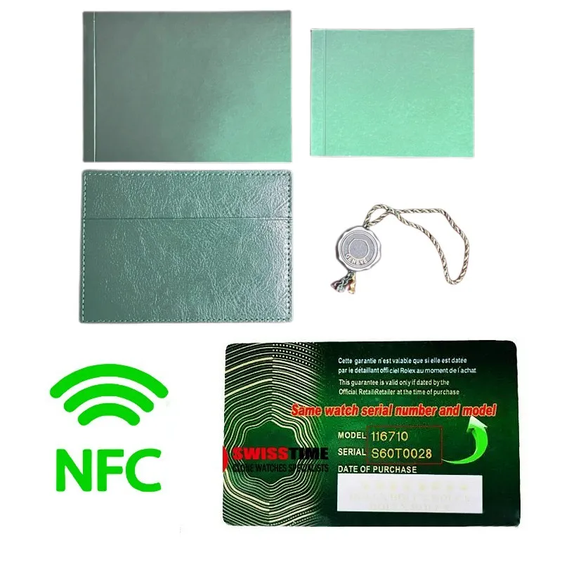 Rollie tarjeta de garantía NFC para reloj Rlx, etiqueta de serie de regalo, antifalsificación ...
