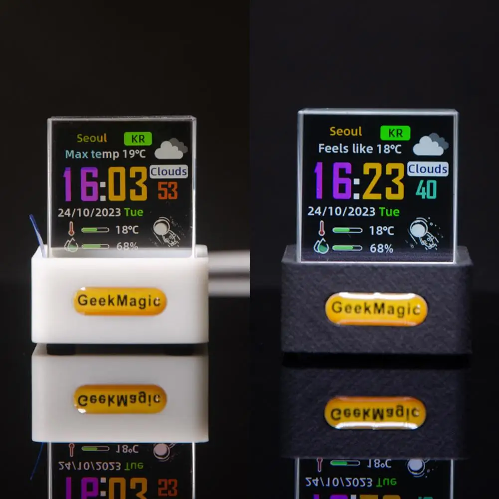 Smart-Weather-Station-Digital-WIFI-Clock-Crystal-Cube-Photo-Display ...