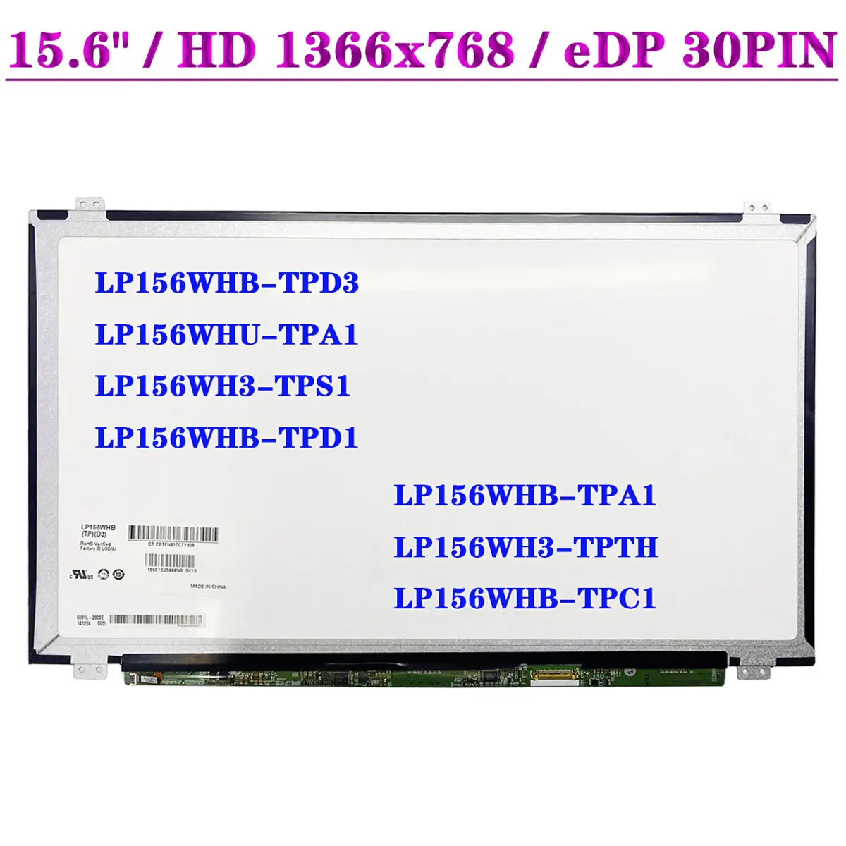 LCD-LP156WHB-TPD3-LP156WHU-TPA1-LP156WH3-TPS1-LP156WHB-TPD1-LP156WHB ...