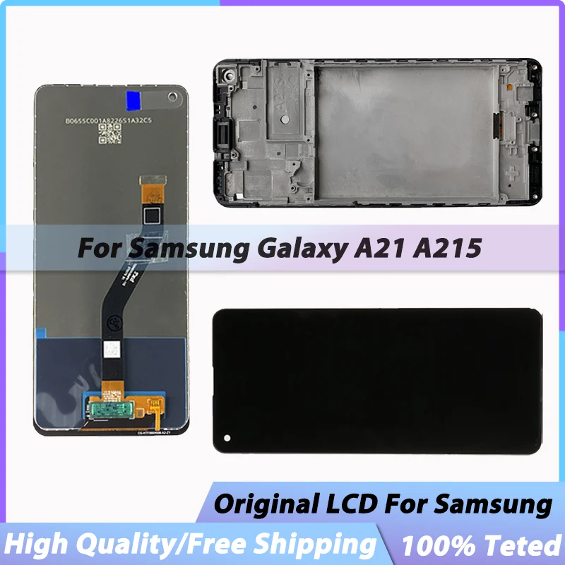 Original For Samsung Galaxy A21 Lcd A215 SM A215U LCD Display Touch ...