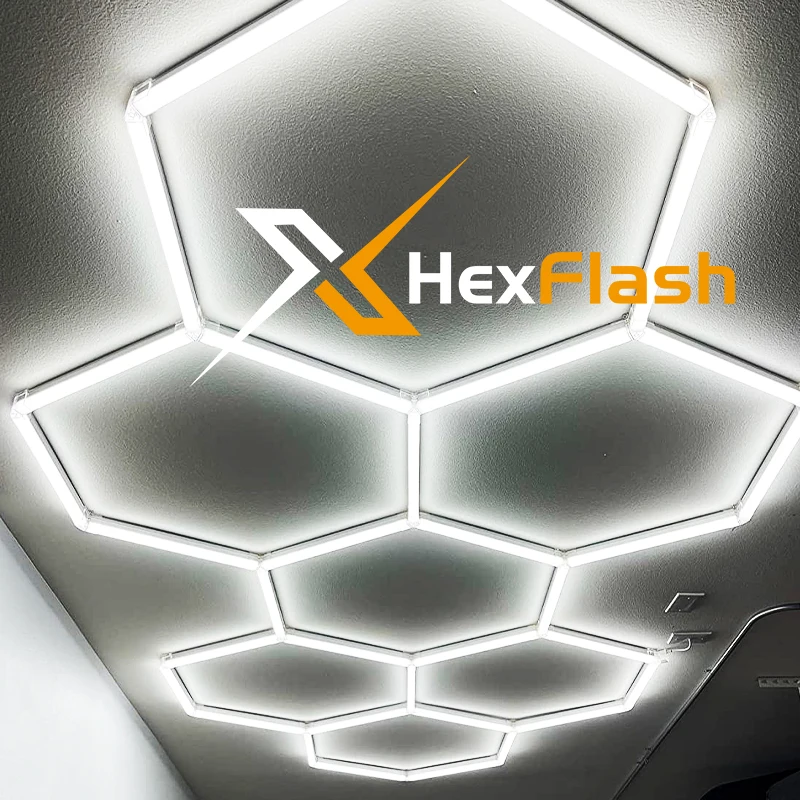57cm-Cutomized-Honeycomb-LED-Car-Detailing-Ceiling-Light-Hexagon-for ...