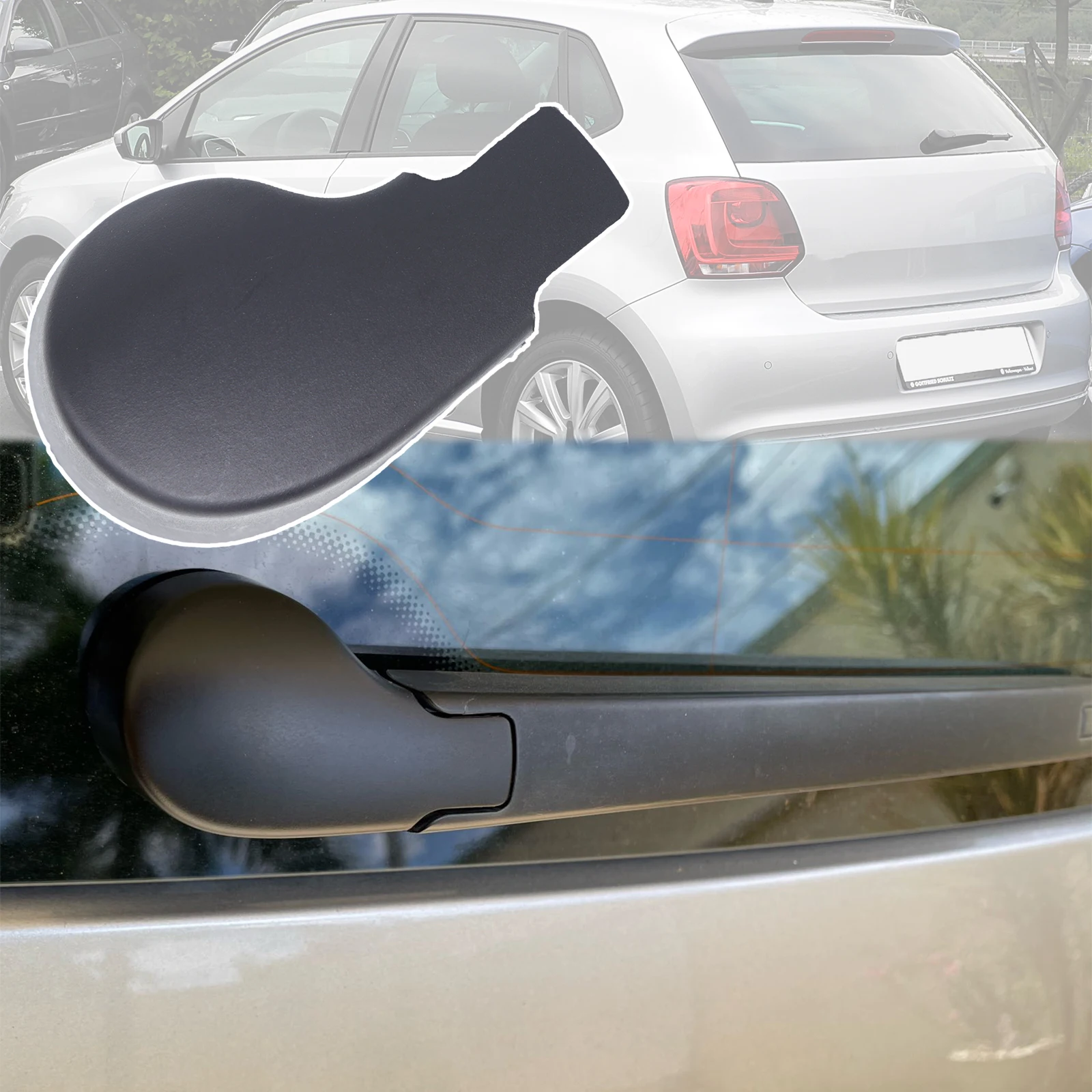 For-VW-Polo-6C-2009-2010-2011-2017-Ameo-Rear-Window-Windscreen ...