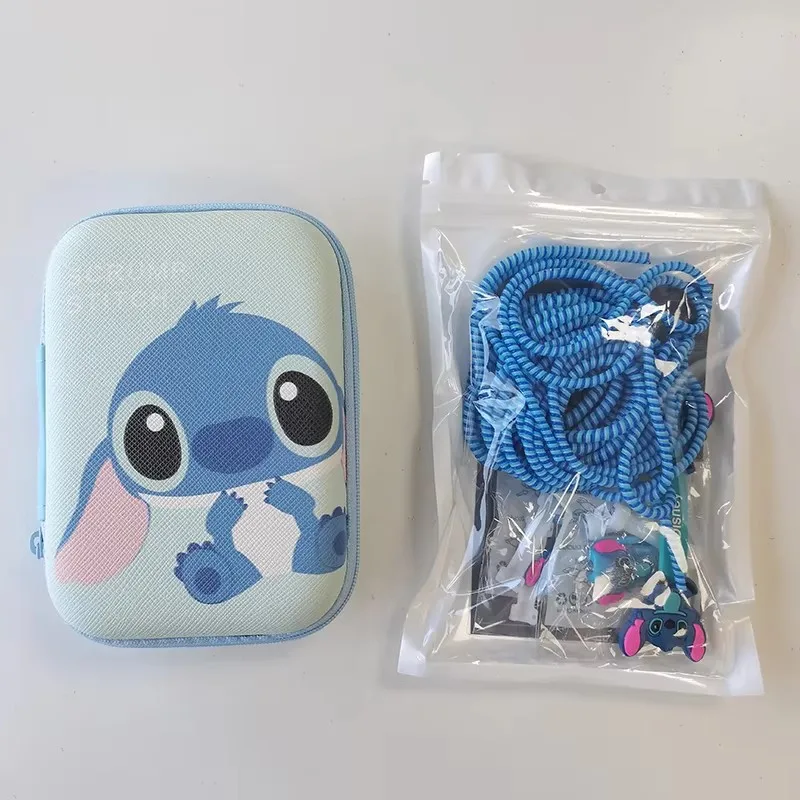 Stitch Iphone 5w Charger Cable Protector Case Sticker Storage Bags ...