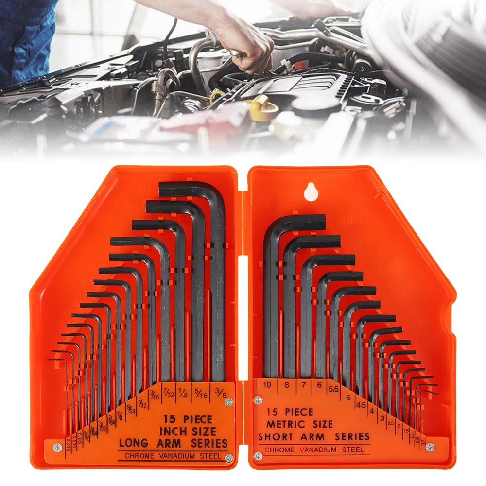 Allen-Wrench-Set-Hex-Key-Set-Long-Arm-Ball-End-Hexagon-Wrench-Inch ...