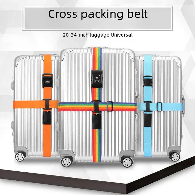 Travel-Case-Binding-Strap-Crossbody-Packing-Belt-Sea-Customs-Lock ...