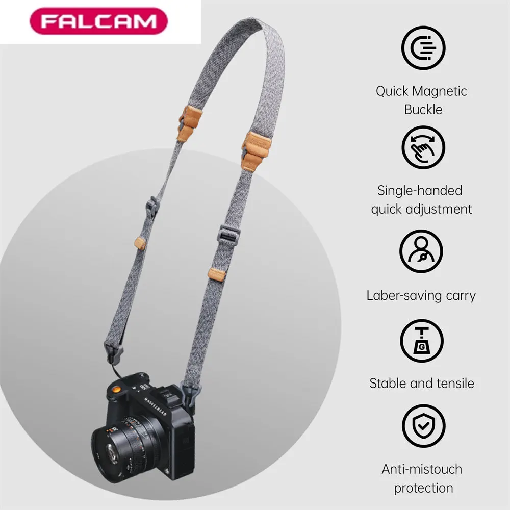 FALCAM-Magnetic-Buckle-Shoulder-Strap-DSLR-SLR-Camera-Strap-Universal ...
