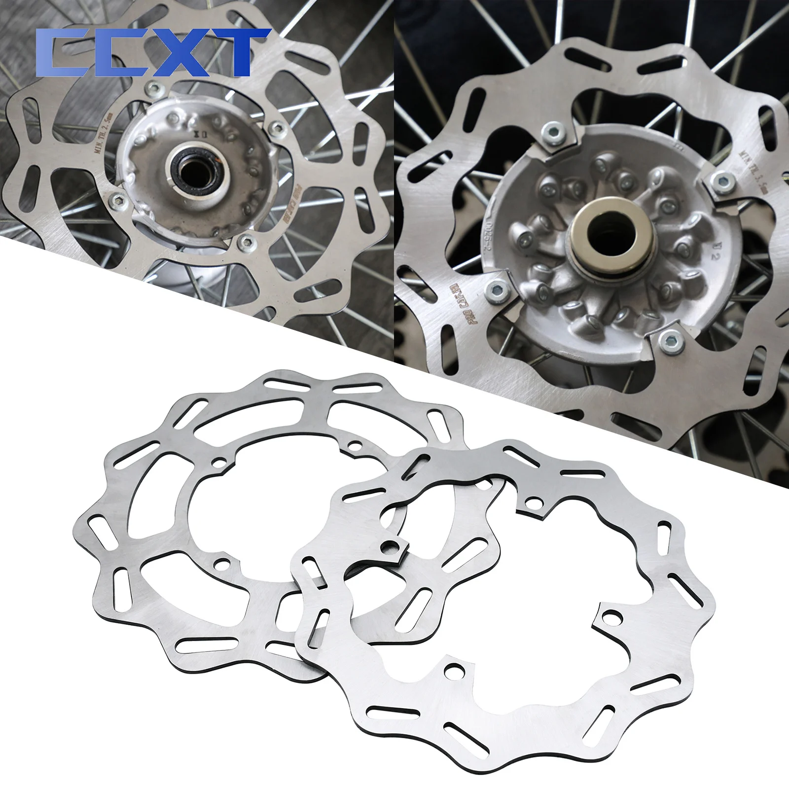 270mm 240mm Motorcycle parts Front Rear Brake Disc Rotor Disk For ...