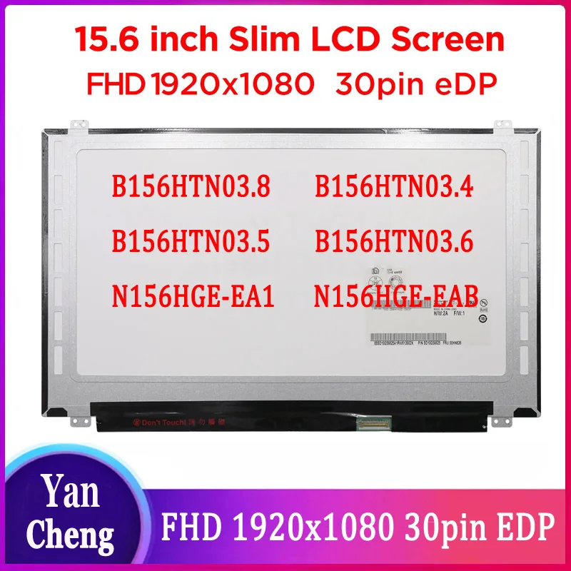 Pantalla-LED-delgada-para-ordenador-port-til-Panel-LCD-B156HTN03-8 ...