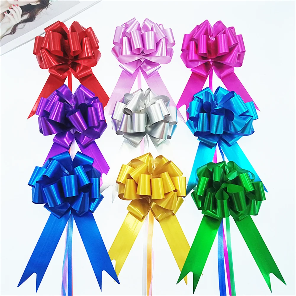Christmas Ribbon Large Pull Bow Wedding Car Holiday Party Gift Box ...