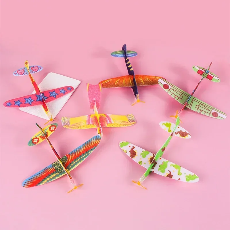 Mini-Aircraft-Toy-Children-DIY-Hand-Throw-Flying-Glider-Plane-Foam ...