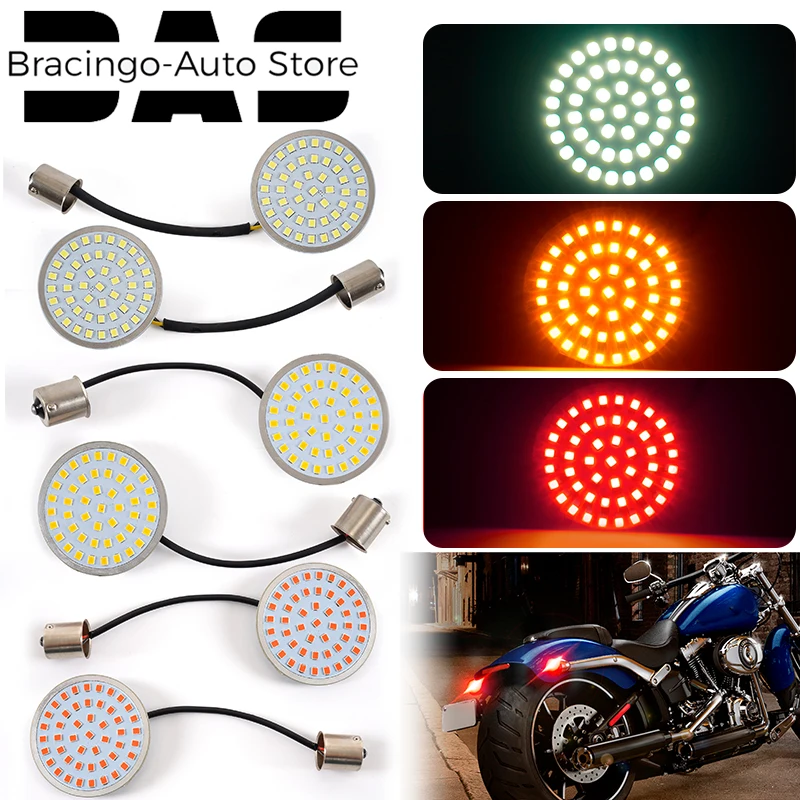 1156-1157-LED-Light-Turn-Signal-Bulbs-Panel-Inserts-Rear-Front-For ...