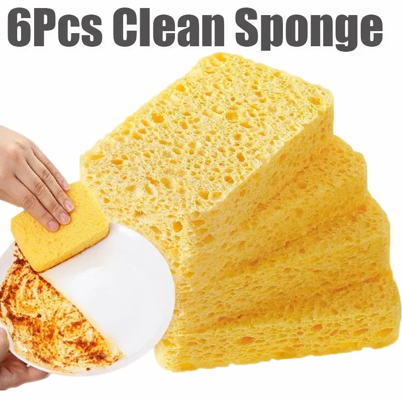 6-1Pcs-Dishwashing-Sponge-Double-side-Cleaning-Sponge-Cloth-Multi ...