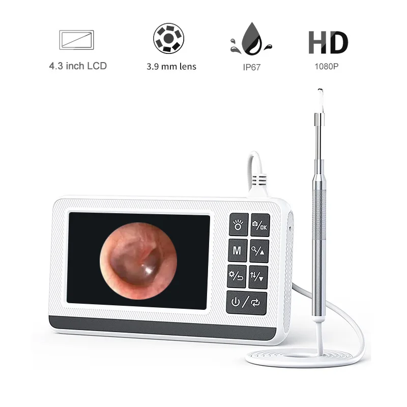 3-9mm-Digital-Otoscope-4-3-inch-1080P-HD-LCD-Screen-Ear-Scope-Endoscope ...