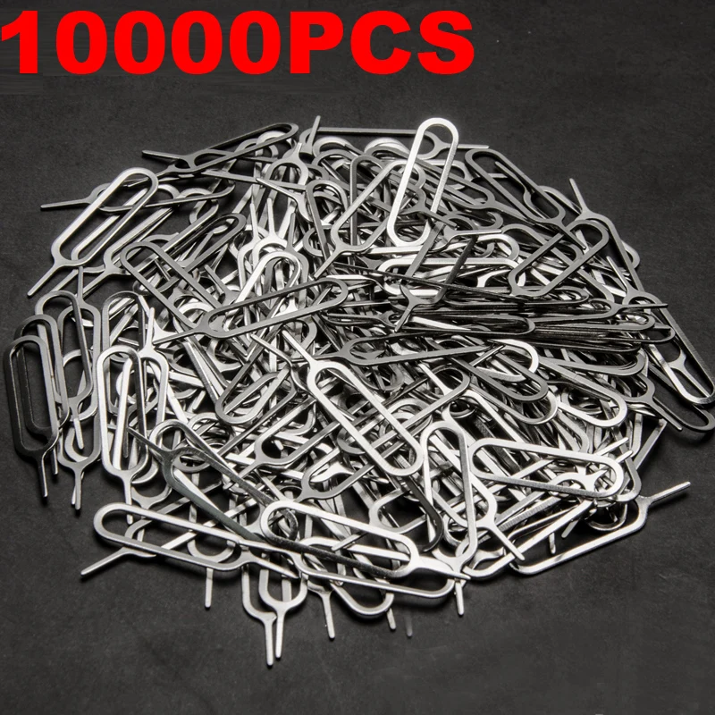10000pcs Mobile Phone Take Sim Card Remover Tray Open Pin Needle Key ...