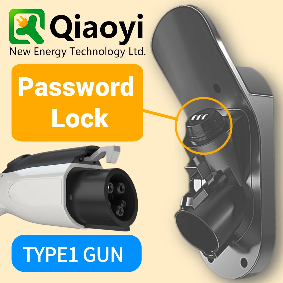 Anti-theft-Charger-Type1-Holder-Password-lock-J1772-EV-For-Electric ...