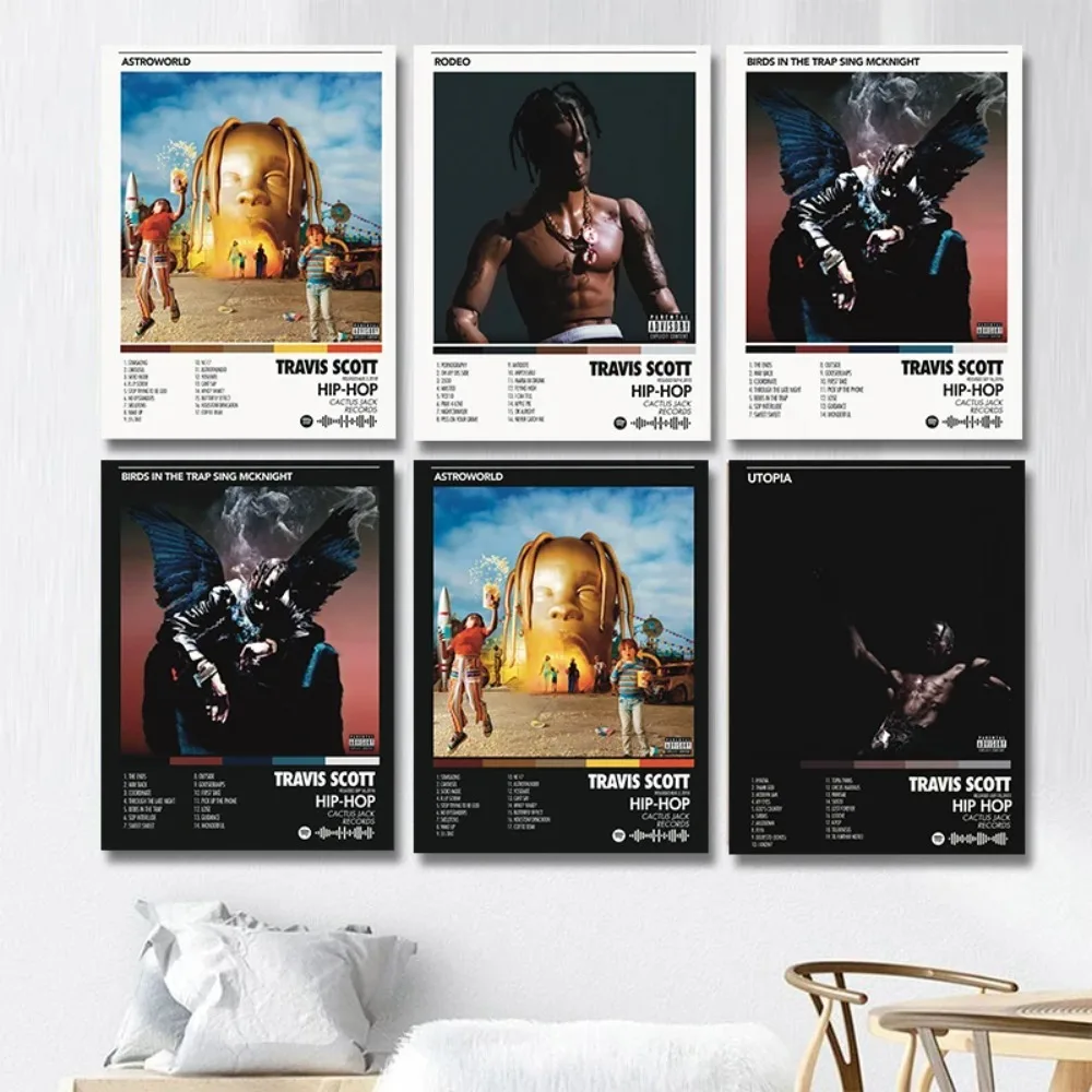 Music-Album-Covers-Postert-travis-Rapper-S-scott-Hiphop-Singer-Album ...