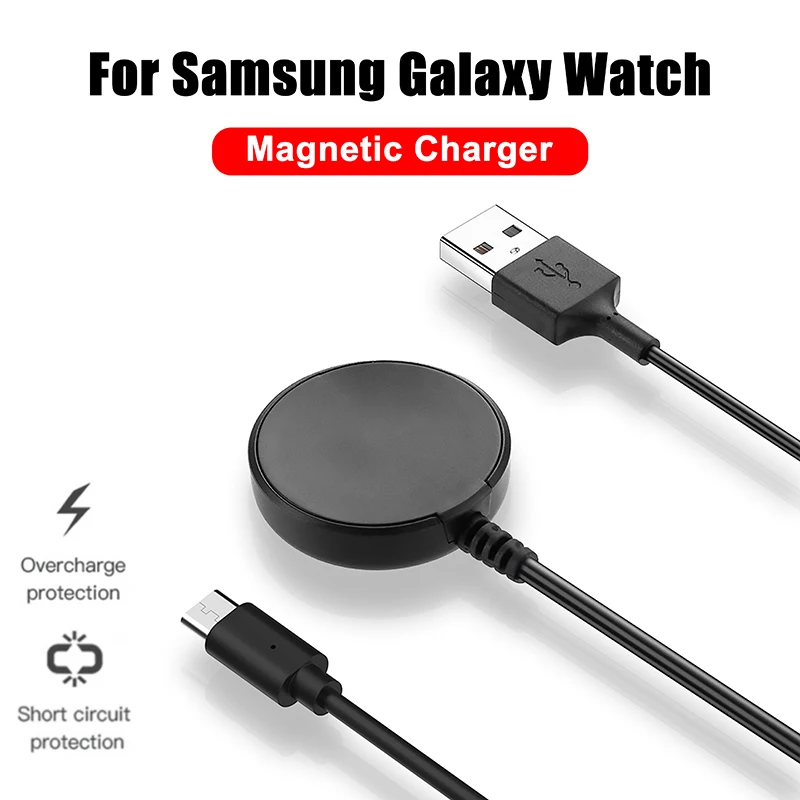 For Samsung Galaxy Watch 5 Pro 3 4 Active 1 2 Magnetic Suction Charger ...