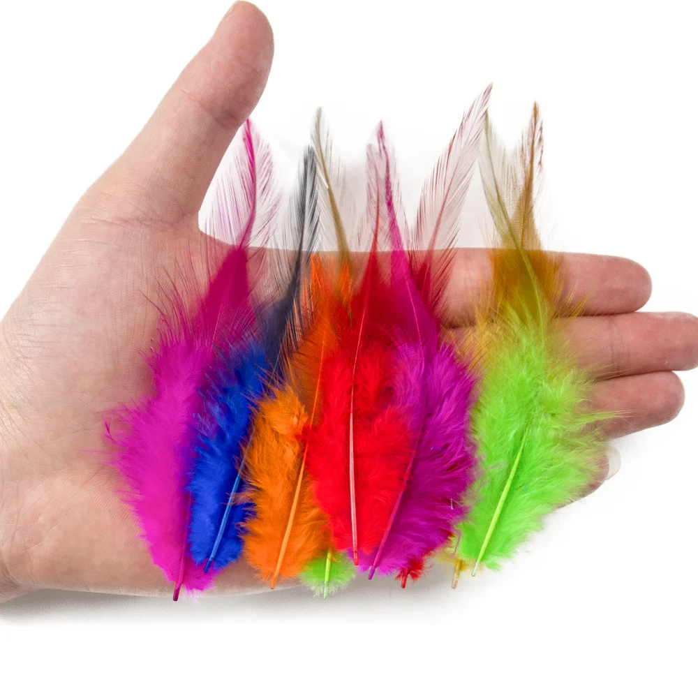 Wholesale Natural Chicken Feathers 10-15cm Soft Rooster Feathers For ...