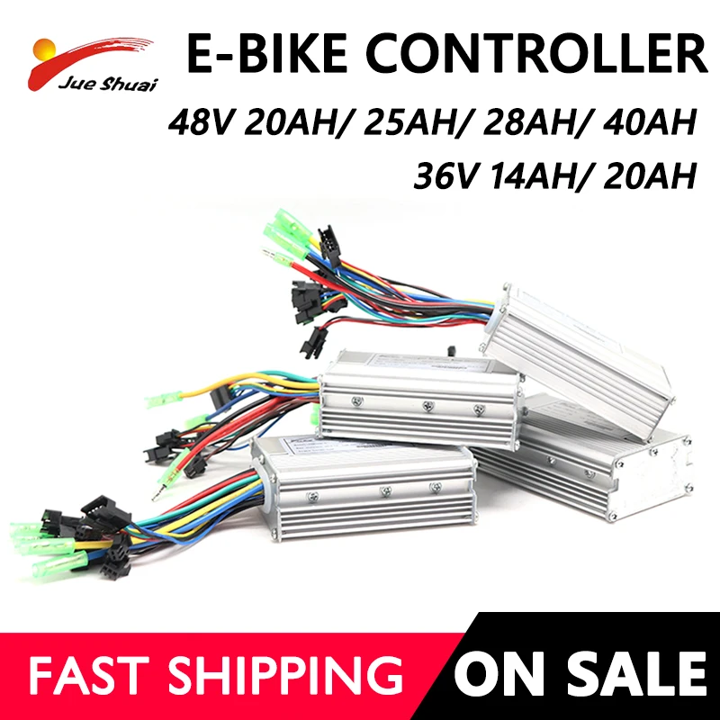 Electric-Bike-Controller-36V-48V-14A-20A-25A-40A-for-Motor-Power-250W ...