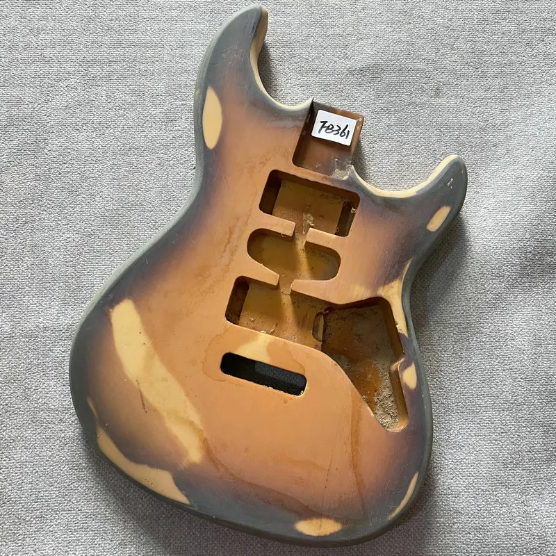 FB361-Vintages-Sunburst-Color-Strato-Electric-Guitar-Body-Unfinished ...
