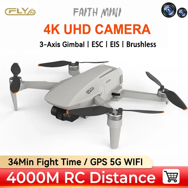 New-CFLY-Faith-Mini-GPS-Drone-26min-Flight-249g-Light-Dron-With-4K-HD ...