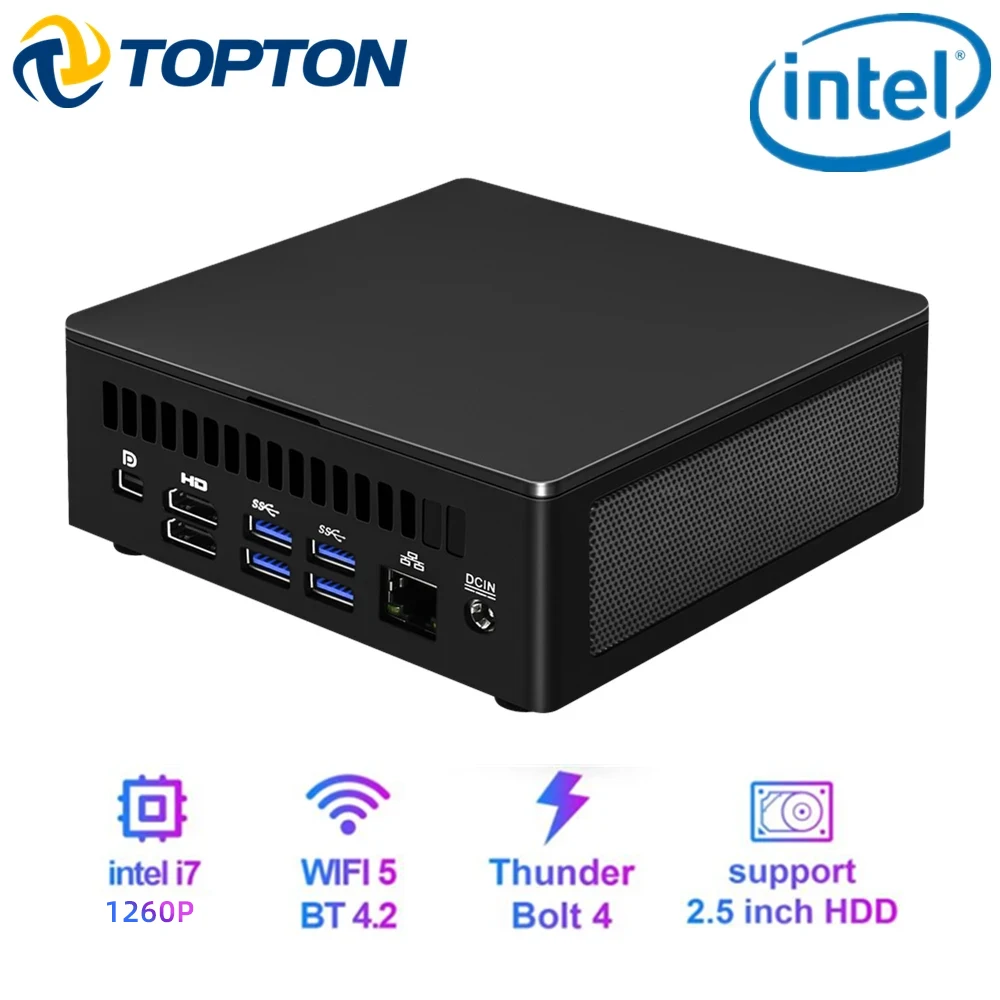 12th-Gen-Mini-PC-Gamer-Intel-i7-1260P-Windows-11-Topton-Thunderbolt-4-2 ...