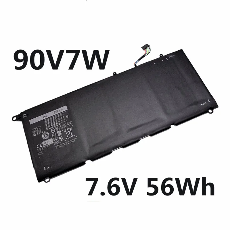 90V7W-JHXPY-JD25G-7-6V-56Wh-Laptop-Battery-For-Dell-XPS-13-9343-9350 ...