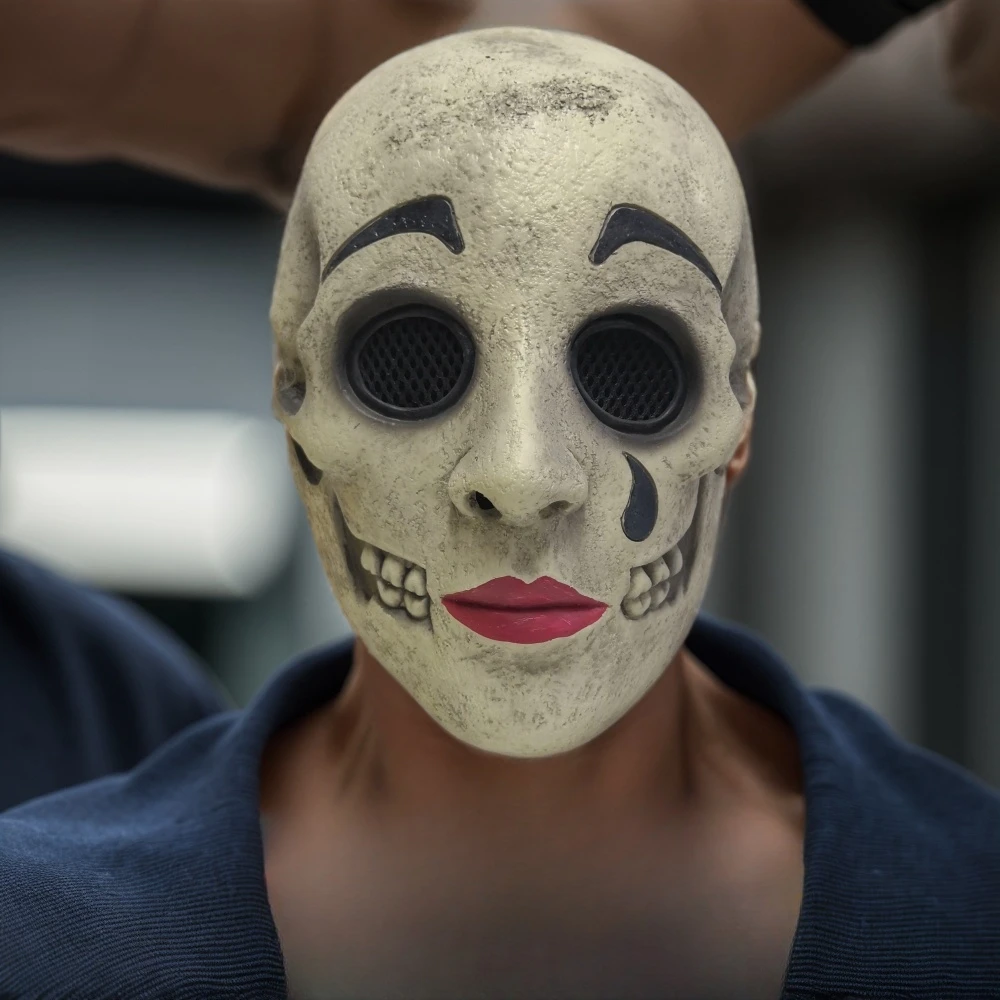 Full-Face-Mask-Cosplay-Costume-Creepy-Smiley-Masks-With-Accessor-Turban ...