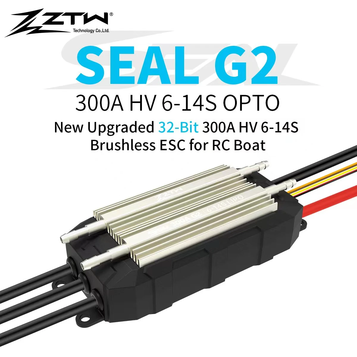 ZTW 32 Bit Dichtung G2 300A HV 6 14S Bürstenlosen ESC Wasserdicht Zwei ...