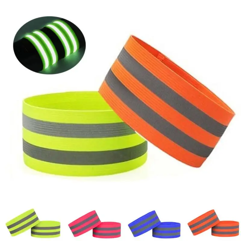 1-2PCS-High-Visibility-Safety-Reflective-for-Wrist-Ankle-Leg-Reflector ...