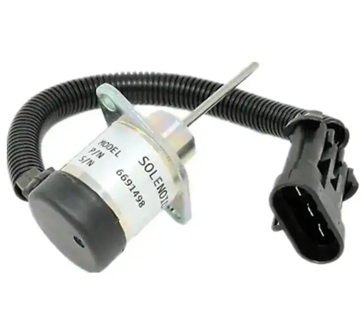6691498-12V-Shut-Off-Stop-Solenoid-For-Bobcat-S150-S160-S175-S185-S205 ...