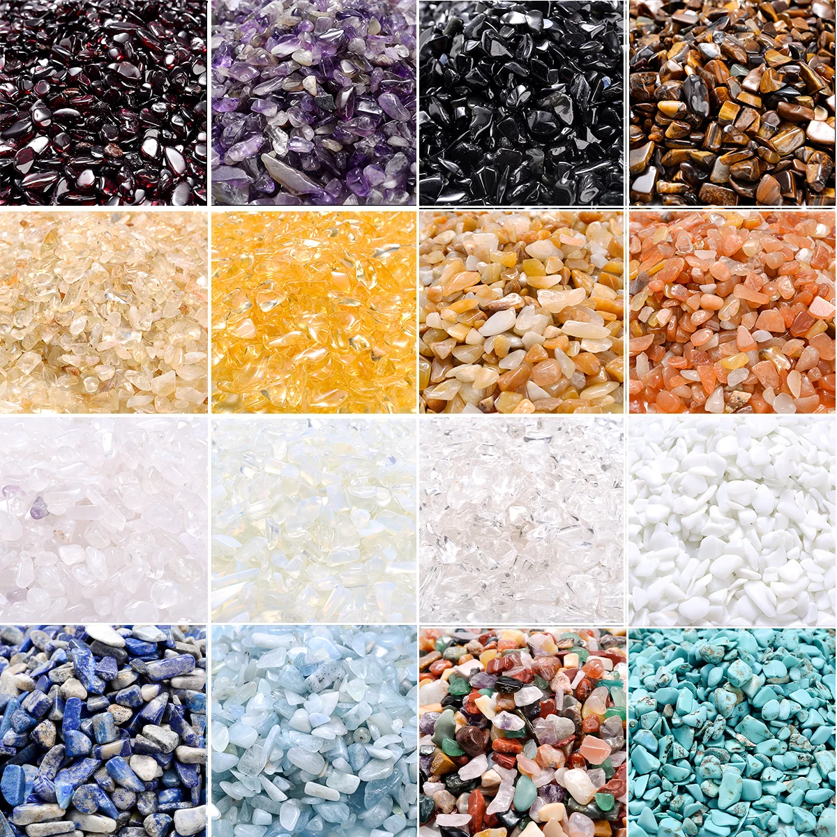 Cuentas-de-piedra-de-grava-Natural-de-5-8mm-50-100g-cristal-mezclado ...