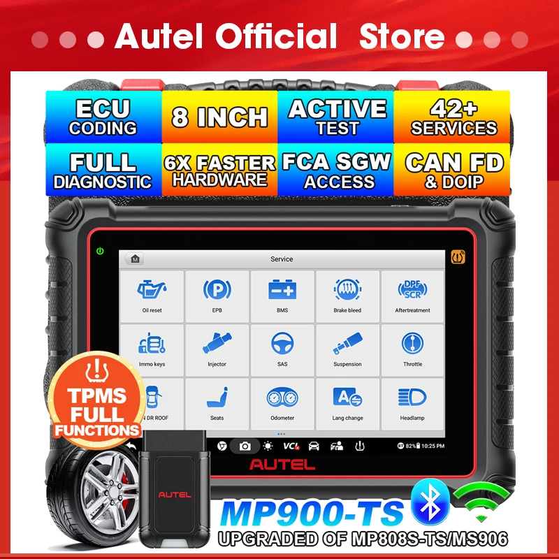 Autel-MaxiPRO-MP900TS-Auto-TPMS-Diagnostic-Tools-MP900-TS-automobile-OBD2-Scanner-CAN-FD-DOIP ...