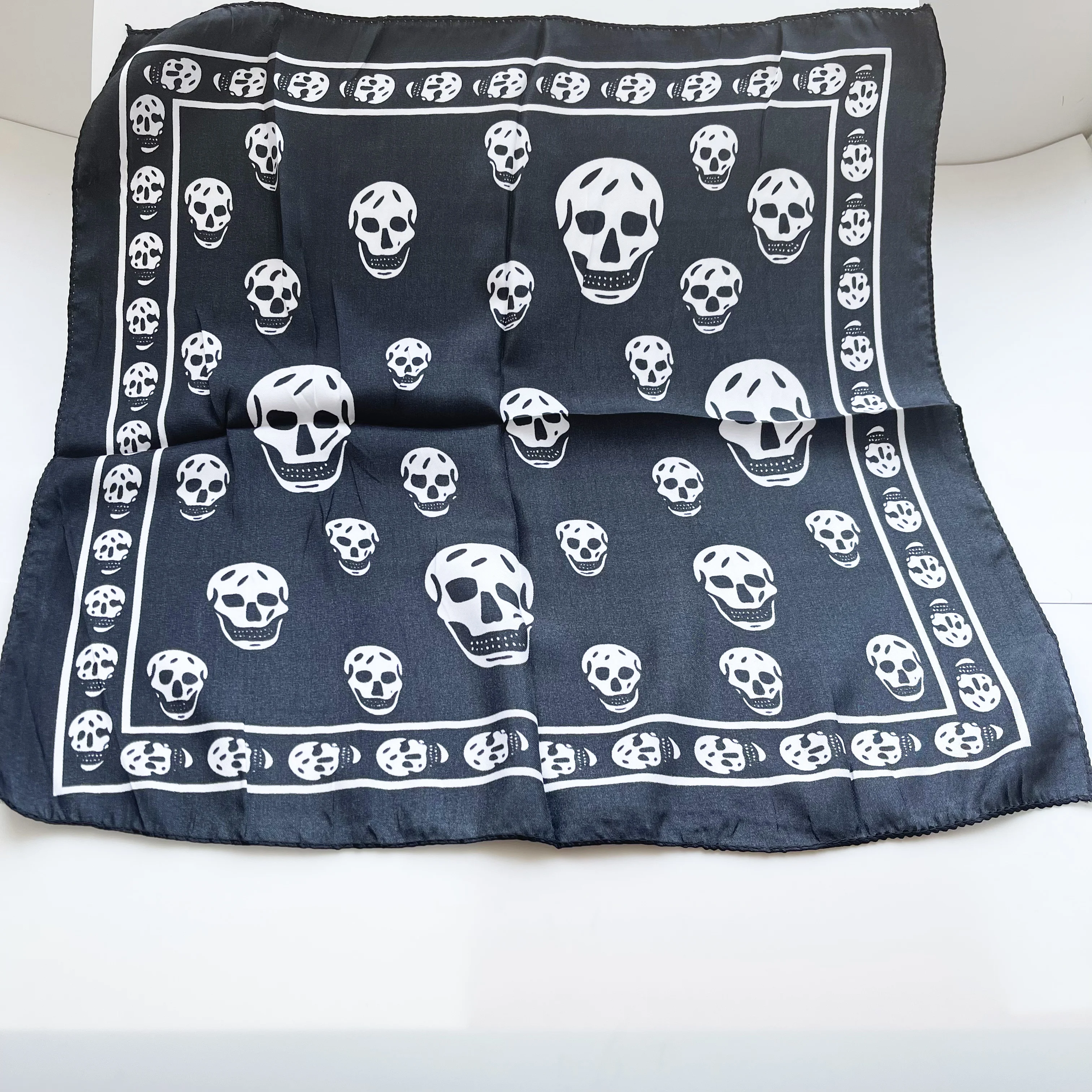 Hair-Hand-Wrist-Silk-scarf-for-Rock-and-roll-dress-up-50cm-50cm-scarf ...