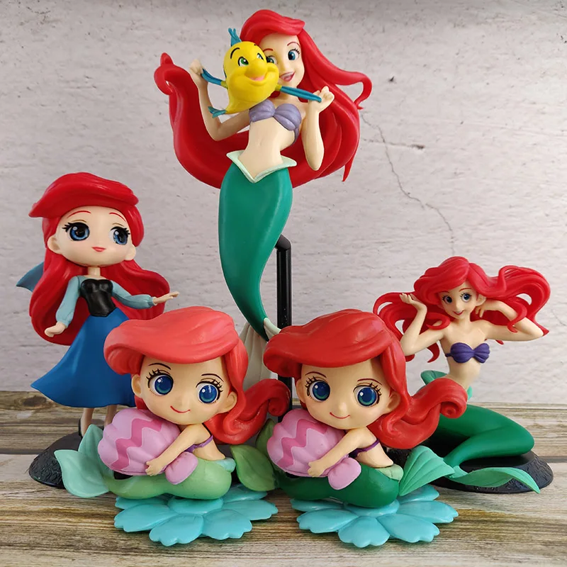 7Style-6-22cm-Anime-Disney-Princess-The-Little-Mermaid-Ariel-PVC-Action ...