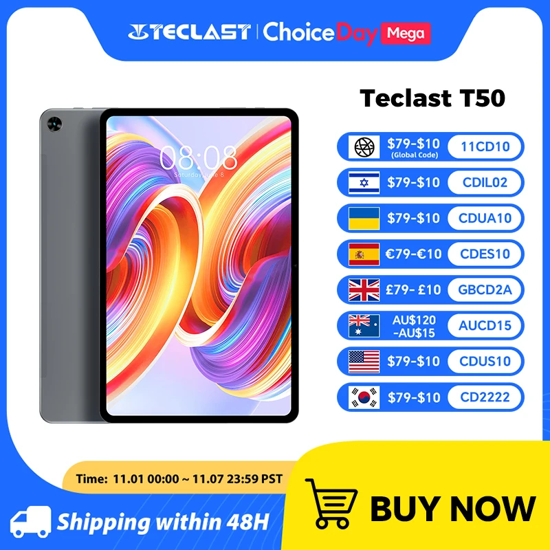 Teclast-T50-11-2K-Tablet-Android-11-2000x1200-8GB-RAM-128GB-ROM-UNISOC ...