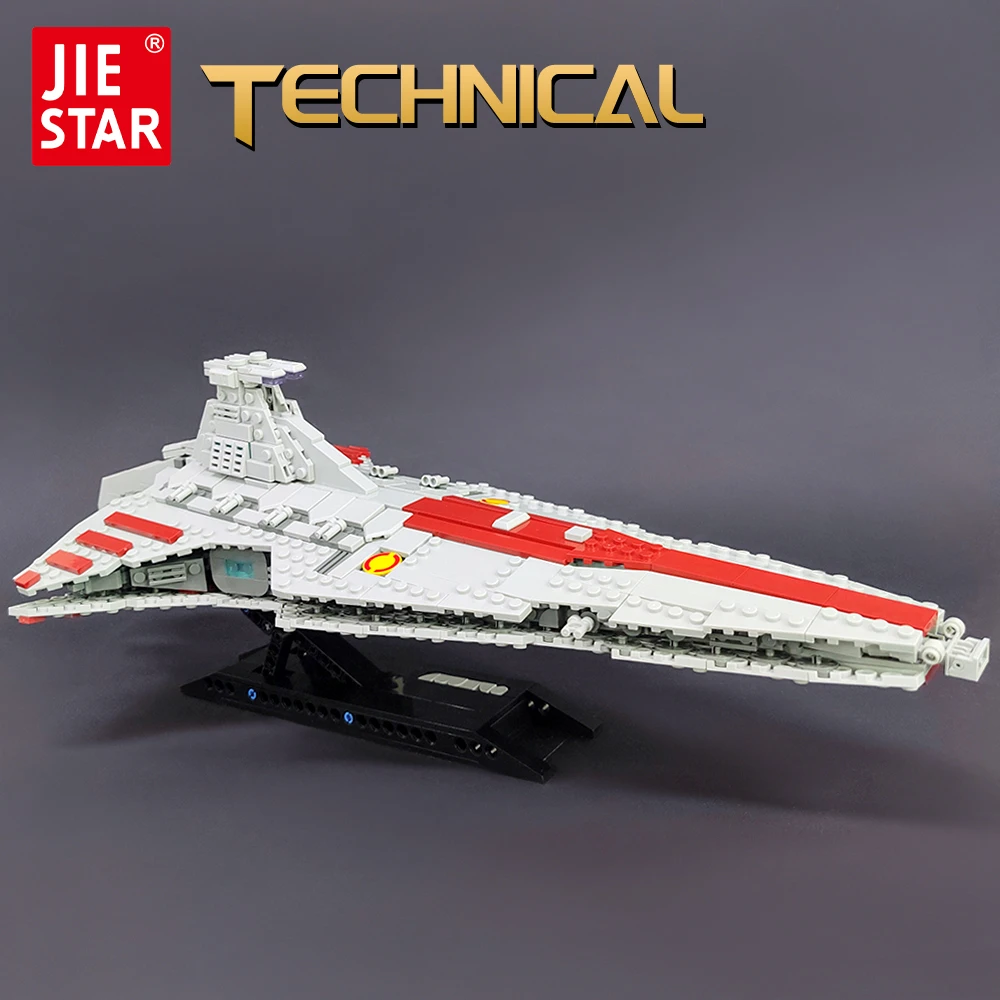 67106 Jiestar High-tech Moc Venator Attack Cruiser Fighter Destroyer ...