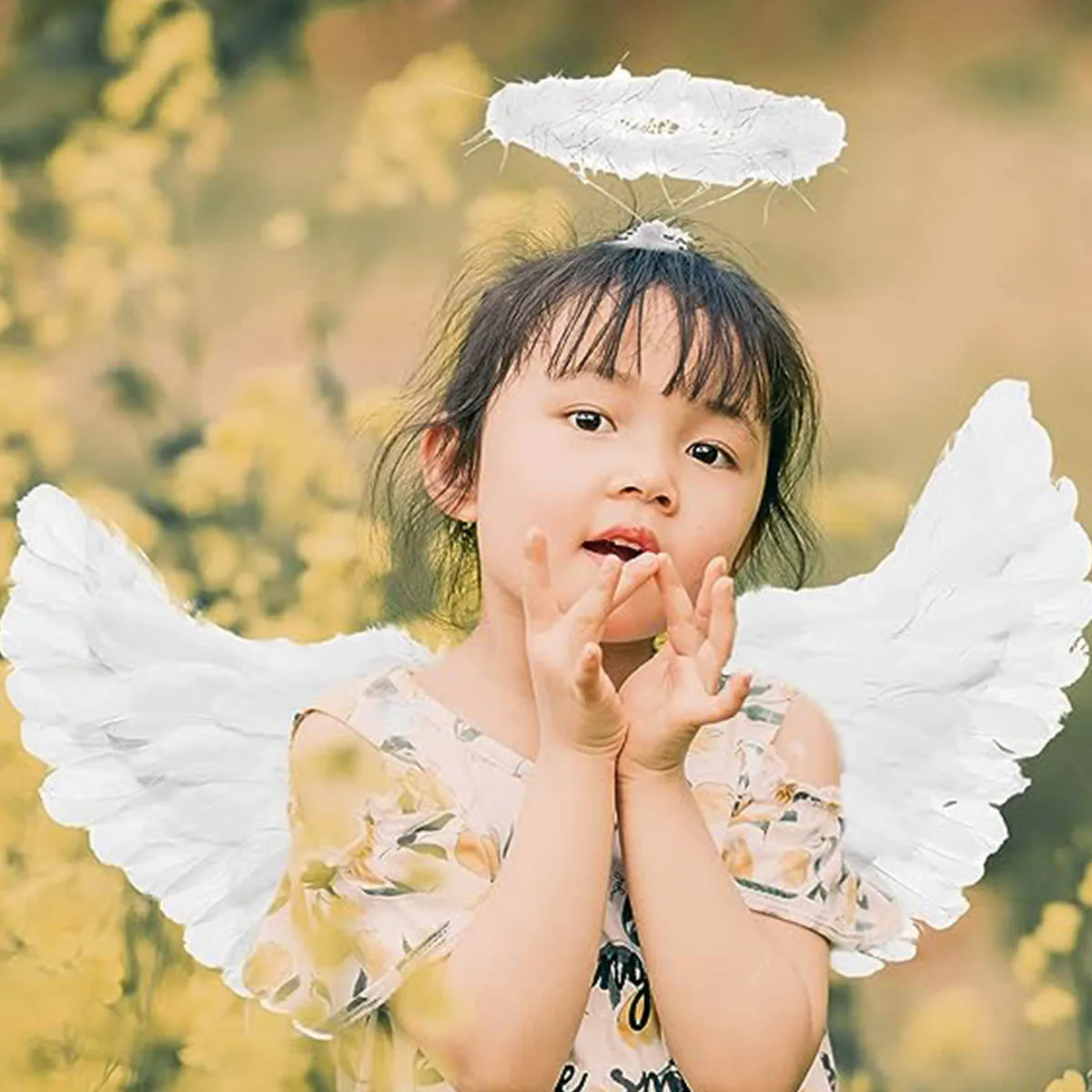 Angel Wings With Halo Costume