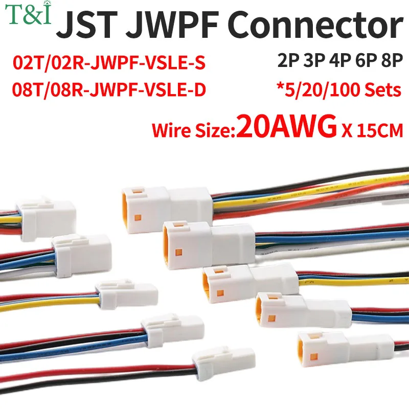 5-20-SETS-JST02T-02R-JWPF-VSLE-JWPF-Series-Male-Female-Plug-Docking ...