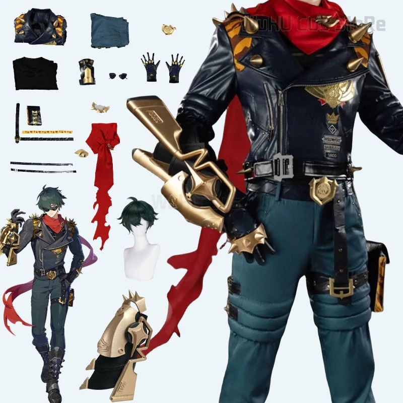 Game Zenless Zone Zero Cosplay Lighter Cosplay Full Suit Pu Leather ...
