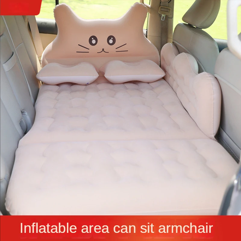 Car-inflatable-bed-car-folding-travel-bed-inflatable-mattress-rear ...