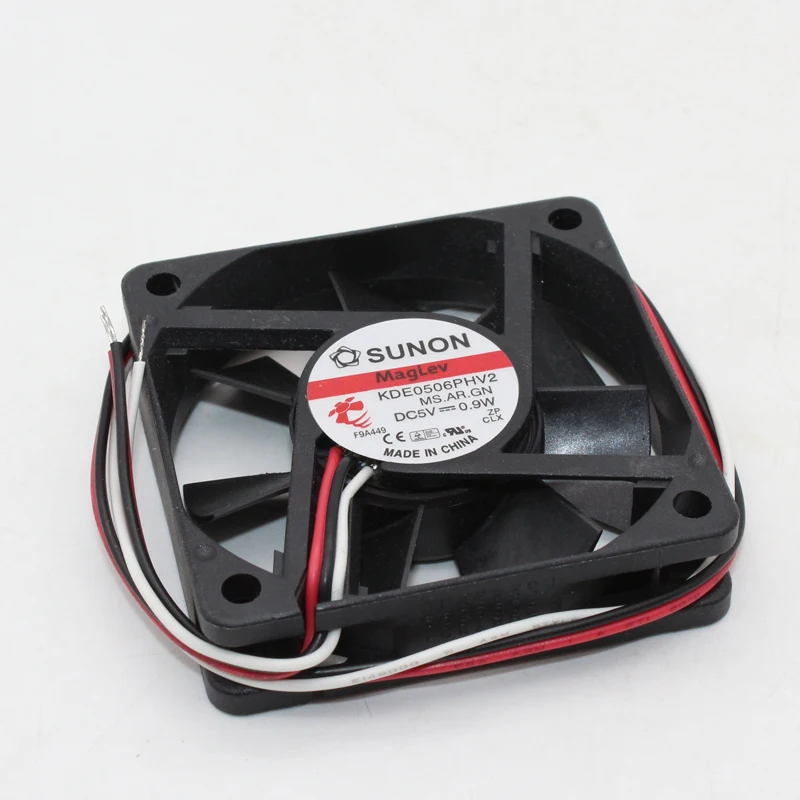60mm 5V Fans KDE0506PHV2 SUNON 6015 DC 5V 0.9W 60X60X15mm Axial Cooling ...