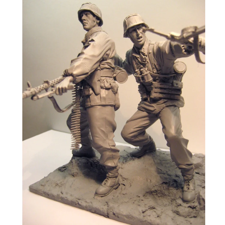 1-16-Die-Cast-Resin-Figure-Assembly-Kit-Model-War-Military-Theme ...
