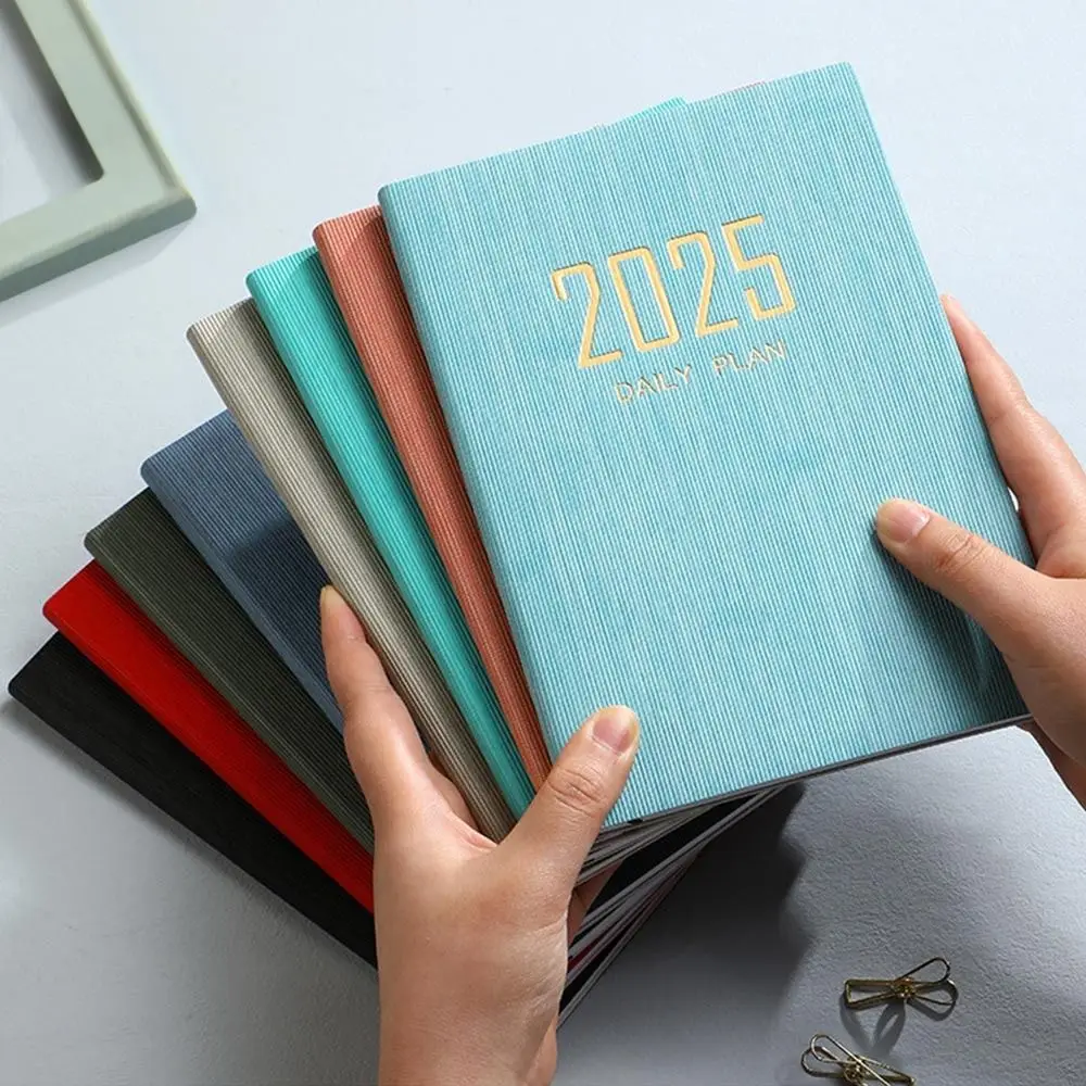 Libro-de-Agenda-A5-2025-con-calendario-Agenda-diaria-en-ingl-s ...