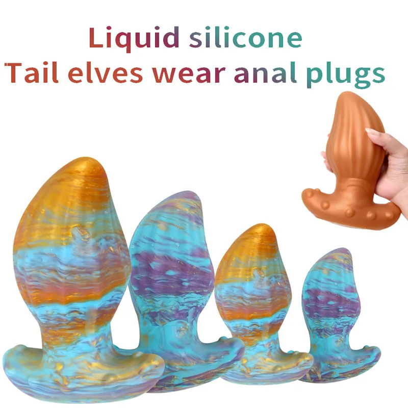 Silicone-Wearable-Anal-Plugs-Dildo-Buttplug-Big-Analplug-Butt-Plug-Anal ...