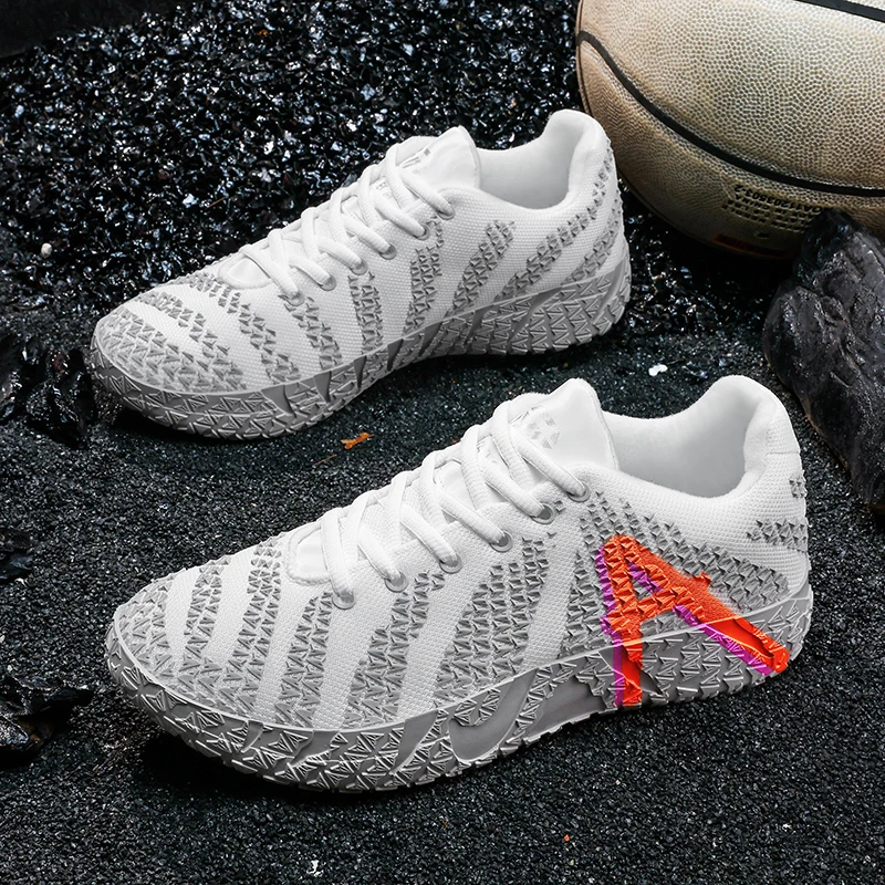 High Quality Mens Basketball Sneakers Boys Breathable Cushioning ...