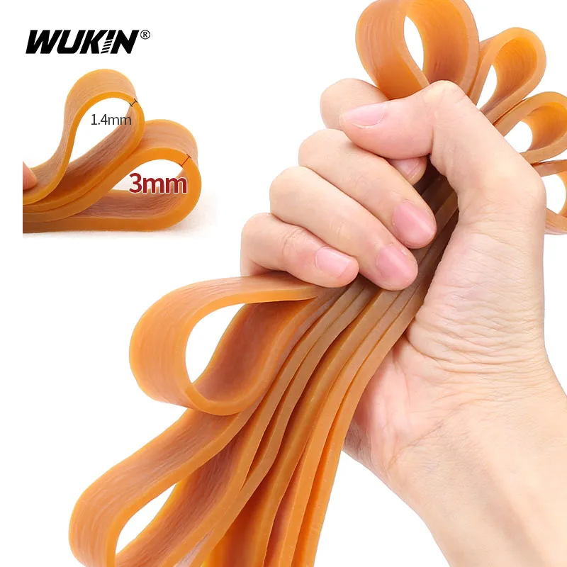 1Pcs Dia95mm-190mm Yellow High Elastic Rubber Bands Supplies Durable Stretchable Latex Rings ...