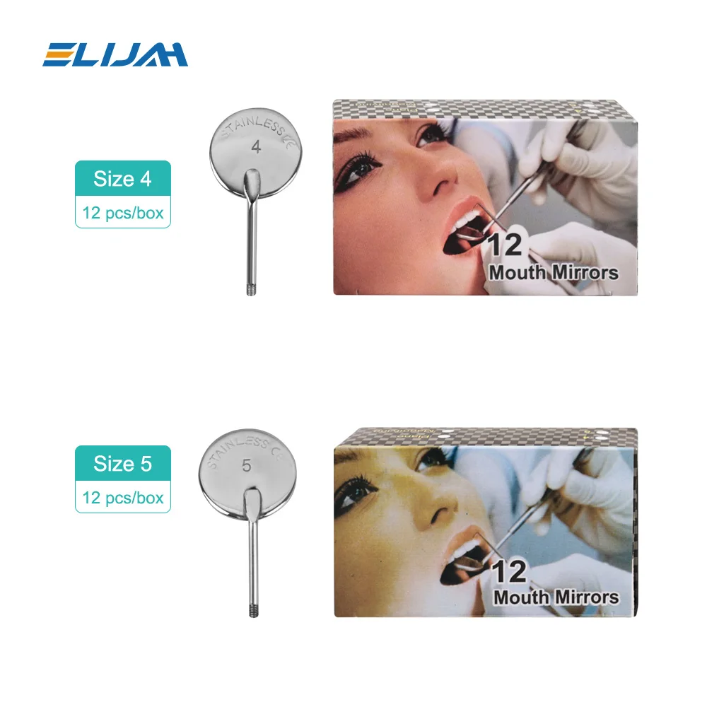 12Pcs-Box-Dental-Stainless-Steel-Dental-Mouth-Mirror-4-5-Anti-Fog-Front ...